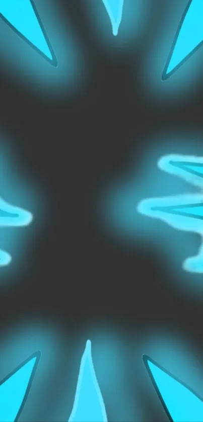 Abstract Blue Glow Design - free download