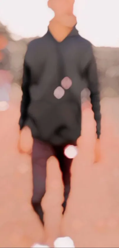 Abstract Blurred Figure Art - free download