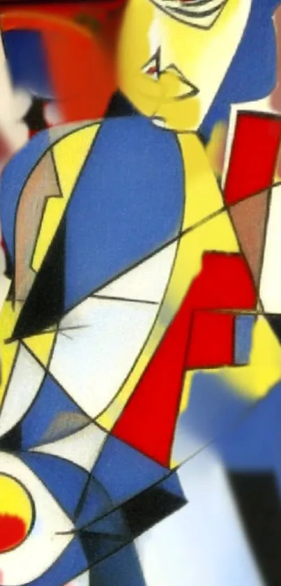 Abstract Cubist Art Wallpaper - free download