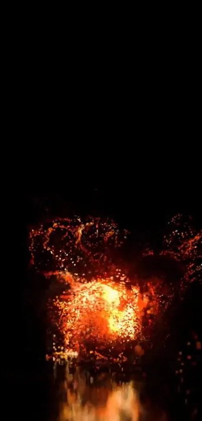 Abstract Fiery Glow Wallpaper - free download