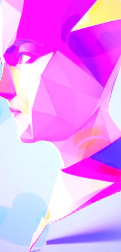 Abstract Geometric Face Art - free download