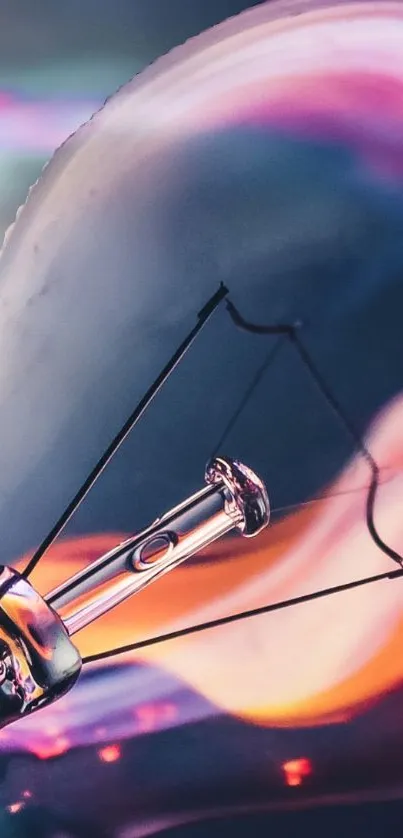 Abstract Light Bulb Wallpaper - free download