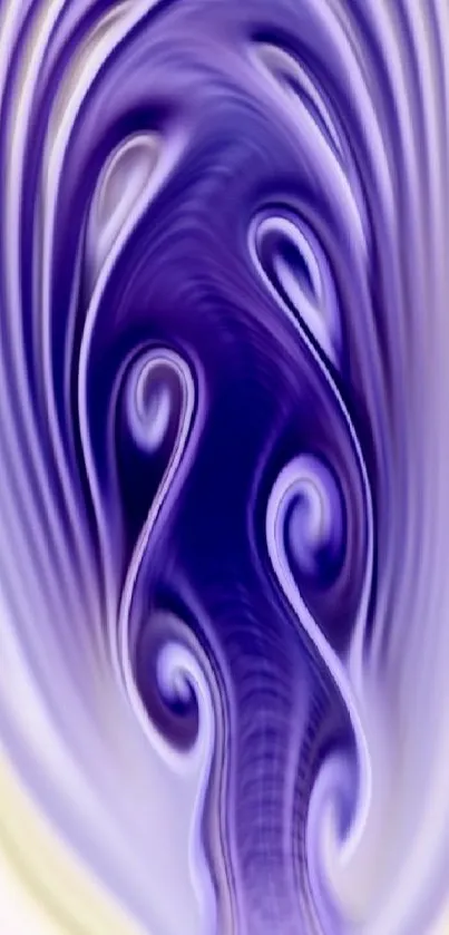Abstract Purple Swirl Design - free download
