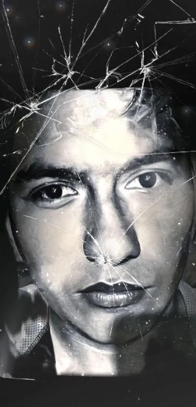 Abstract Shattered Face Art - free download