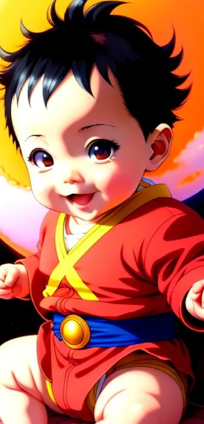 Adorable Anime Baby Wallpaper - free download