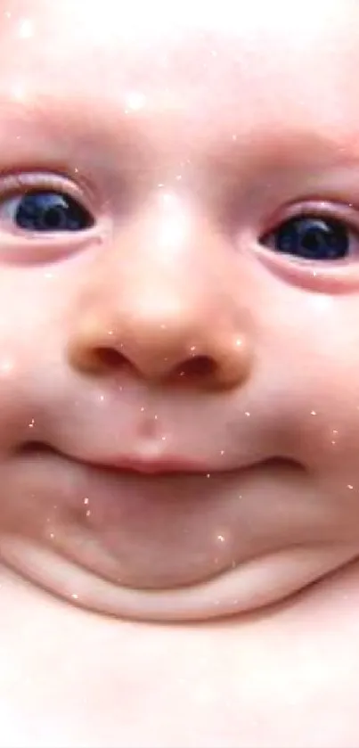 Adorable Baby Face Wallpaper - free download