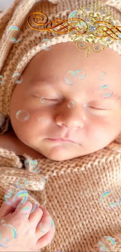 Adorable Baby in Cozy Attire - free download