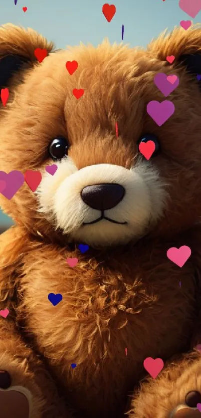 Adorable Fluffy Teddy Bear - free download