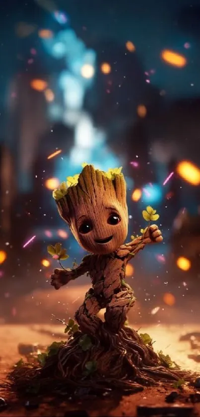 Adorable Tree Creature Wallpaper - free download