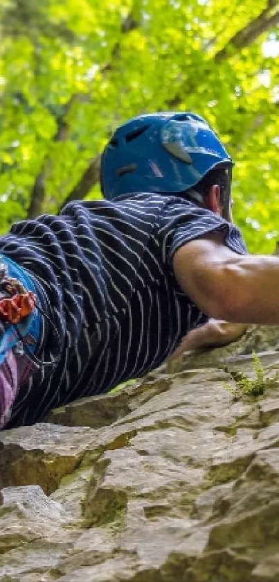 Adventurous Rock Climber Wallpaper - free download