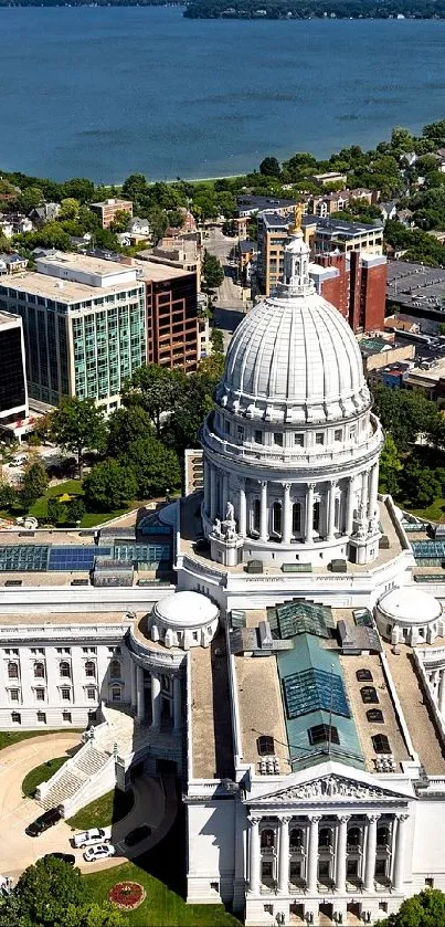 Aerial View of Capitol Building - free download