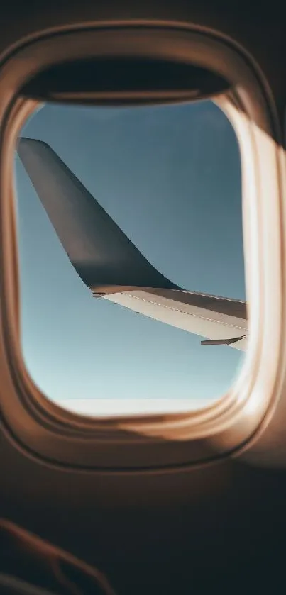 Airplane Window View Wallpaper - free download