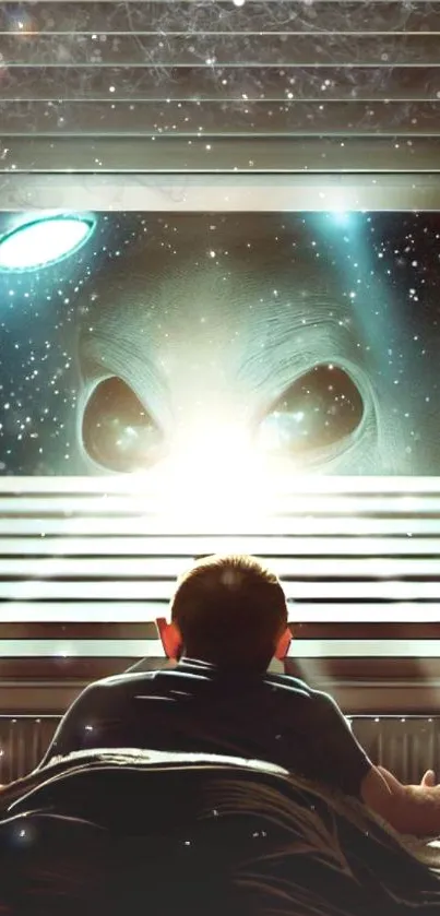 Alien Arrival: Sci-Fi Wallpaper - free download