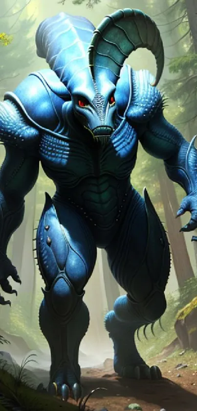 Alien Forest Creature Wallpaper - free download