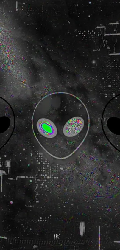 Alien Tech Galaxy Art - free download