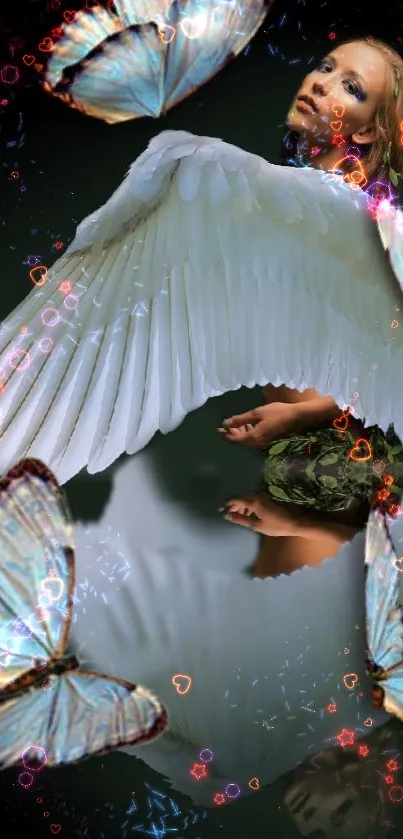 Angelic Butterfly Fantasy Art - free download