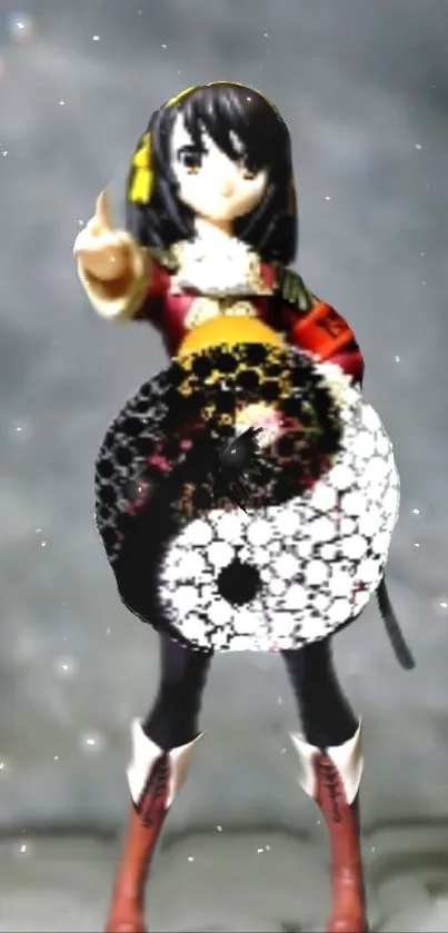 Anime Character Yin Yang Art - free download