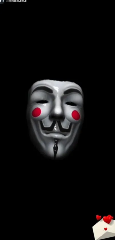 Anonymous Mask Dark Wallpaper - free download