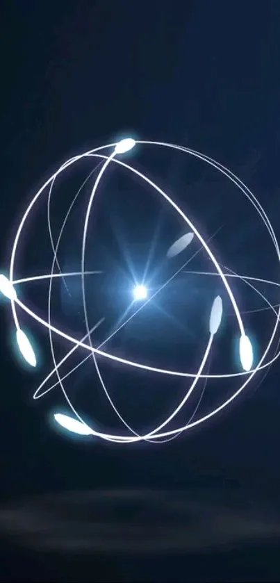 Art Electric Blue Astronomical Object Live Wallpaper