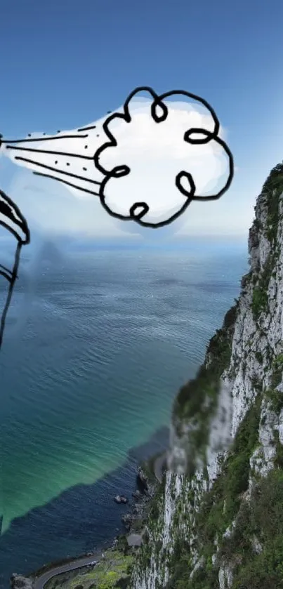 Artistic Cliffside Dreamscape - free download