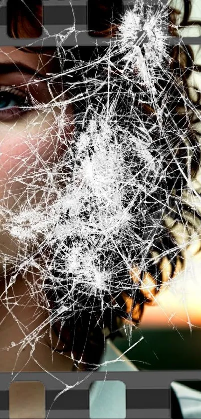 Artistic Film Strip Portrait - free download