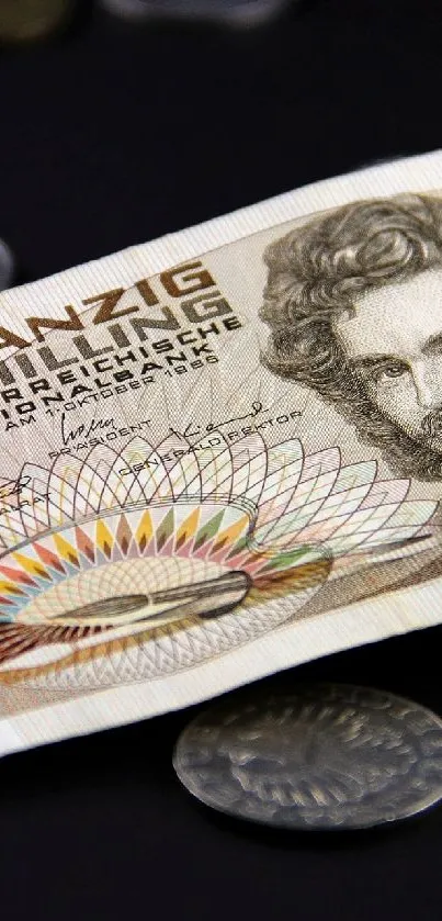 Austrian Currency Mobile Wallpaper - free download