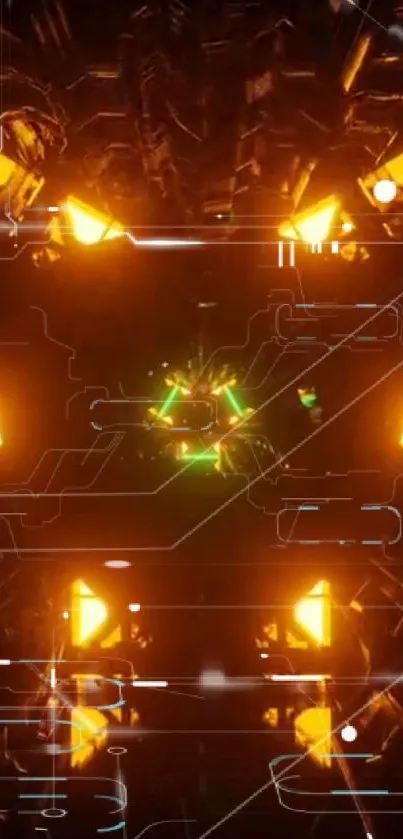 Automotive Lighting Amber Sky Live Wallpaper - free download