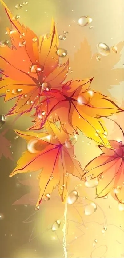 Autumn Leaves Mobile Wallpaper - free download