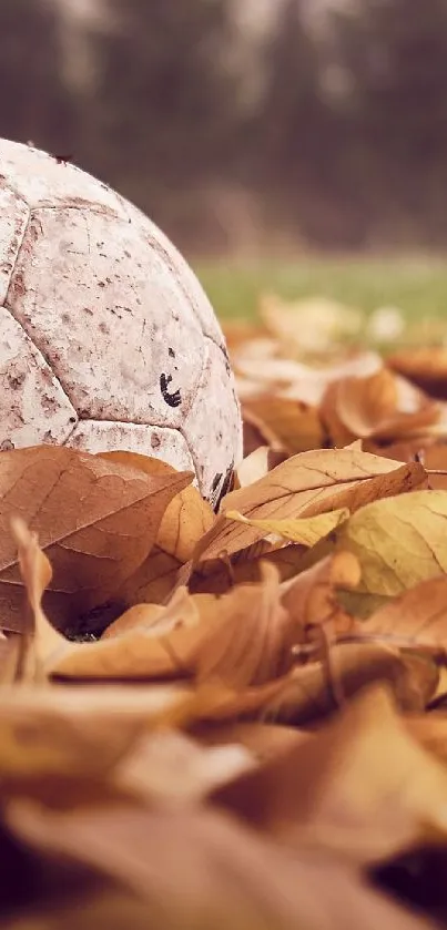 Autumn Soccer Field Wallpaper - free download