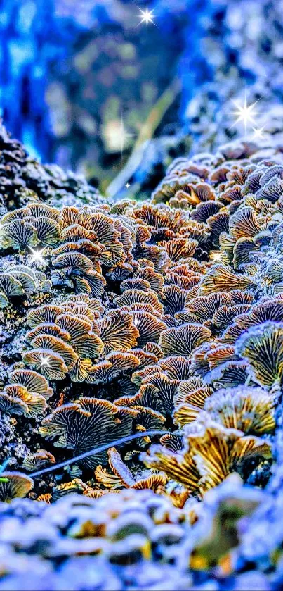 Azure Blue Organism Live Wallpaper - free download