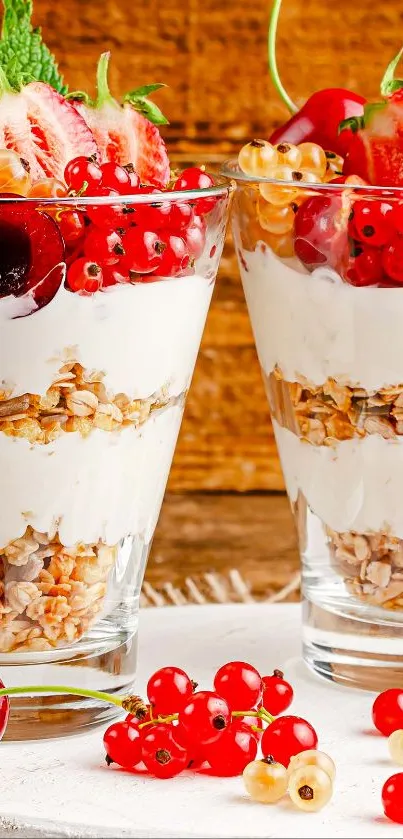 Berry Yogurt Parfait Delight - free download
