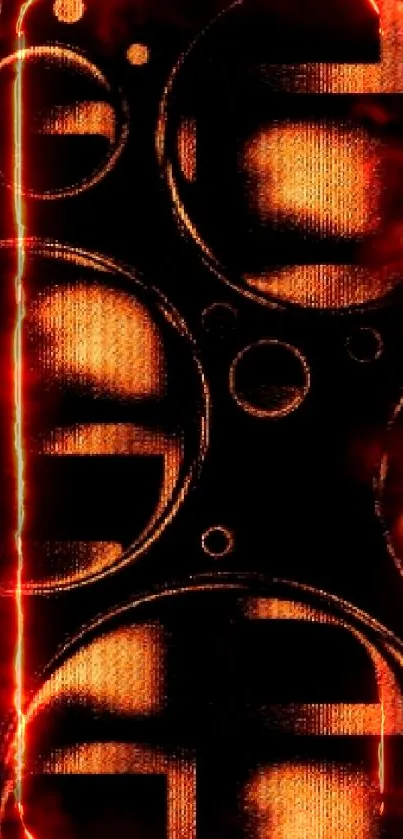 orange tech Live Wallpaper - free download