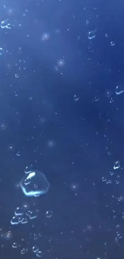 Blue Bubble Smartphone Wallpaper - free download