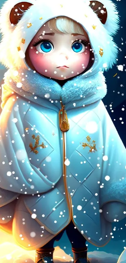 Blue Happy Gesture Live Wallpaper - free download