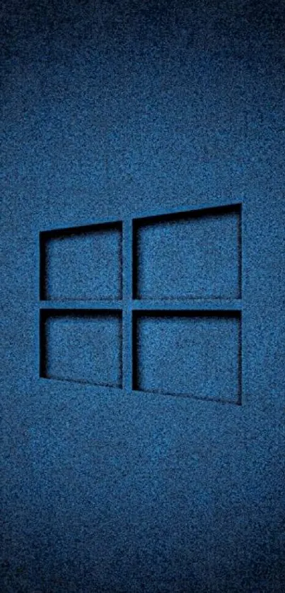 Blue Textured Windows Design - free download