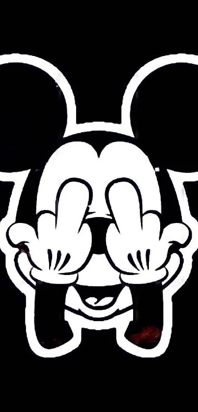 Bold Cartoon Expression Wallpaper - free download