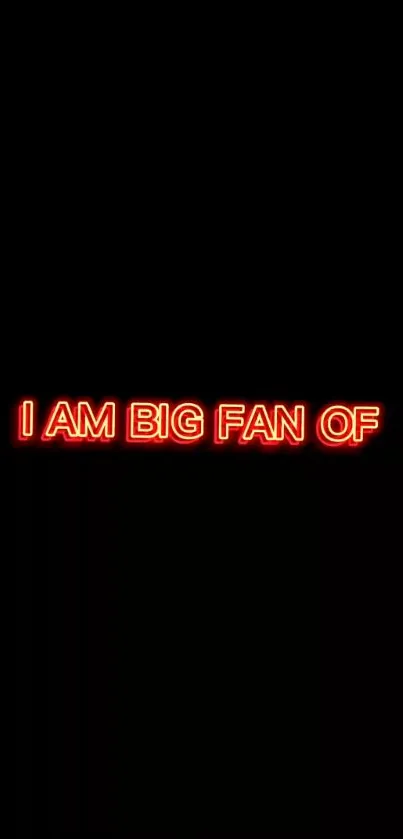 Bold Neon Text Wallpaper - free download