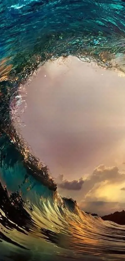 Breathtaking Ocean Wave Art - free download