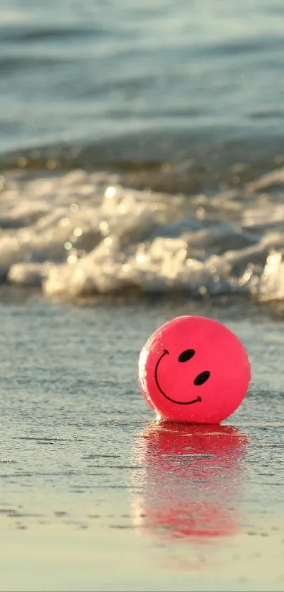 Bright Beach Smile Wallpaper - free download