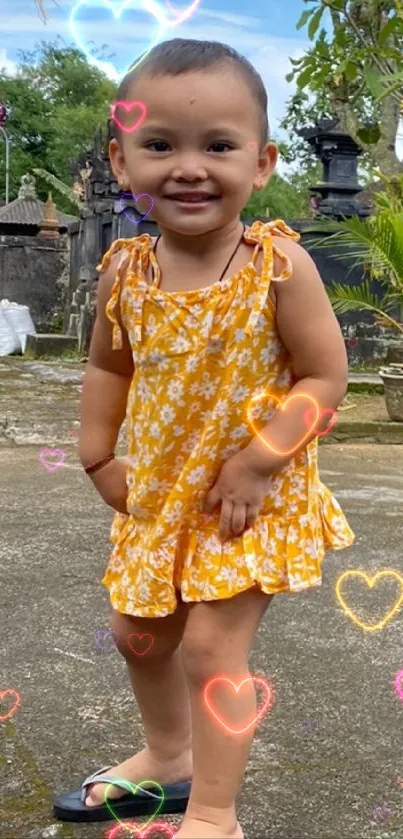 Bright Summer Child Portrait - free download