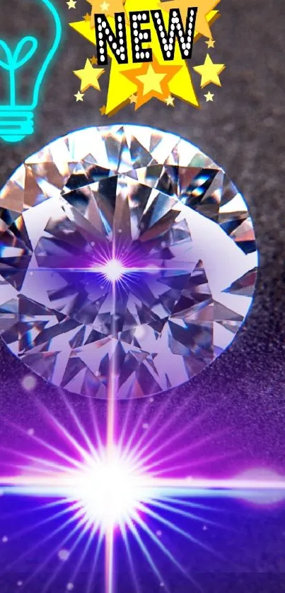 Brilliant Diamond Light Burst - free download
