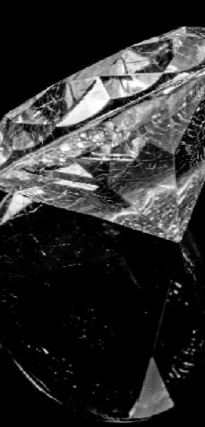 Brilliant Diamond on Black - free download