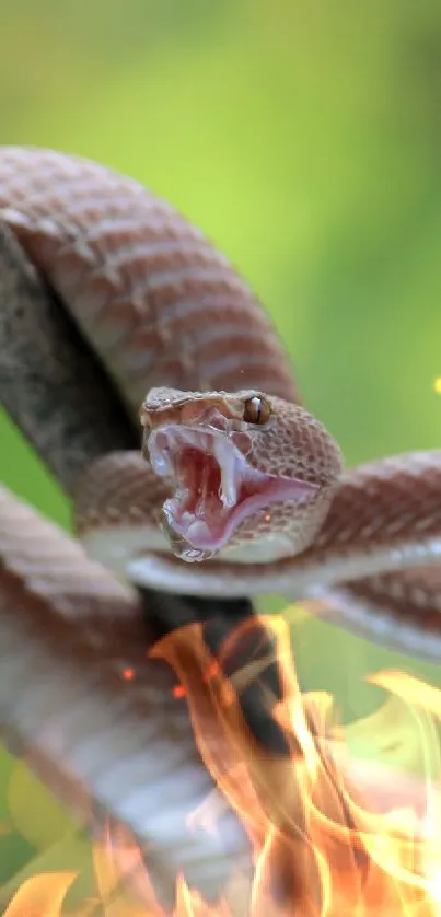 Captivating Snake Wallpaper - free download