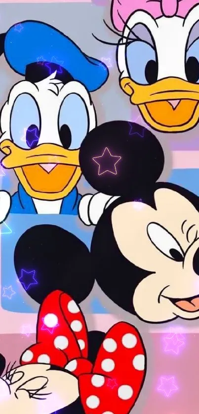 Cartoon Characters Mobile Wallpaper - free download