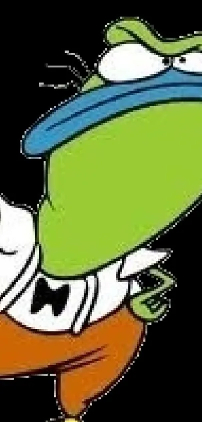 Cartoon Frog Character Wallpaper - free download