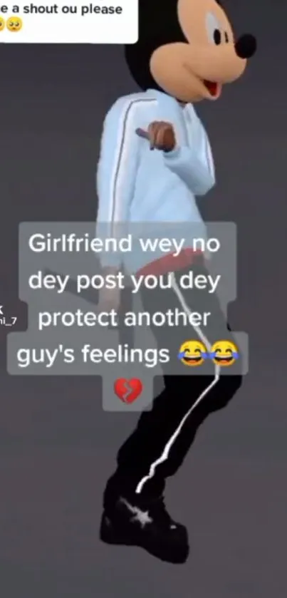 Cartoon Mouse Dance Wallpaper - free download