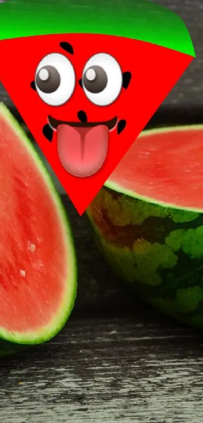 Cartoon Watermelon Delight - free download