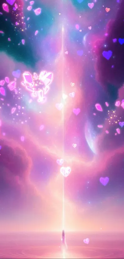 Celestial Beam Fantasy Wallpaper - free download