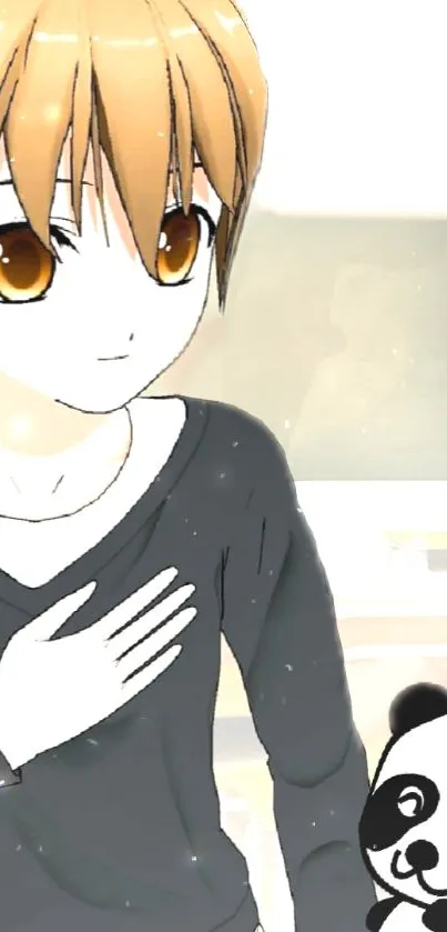 Charming Anime Character Wallpaper - free download