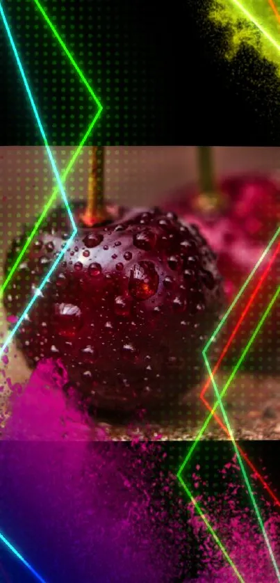 Cherry Bliss Phone Wallpaper - free download